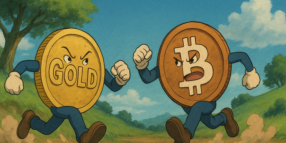 Bitcoin vs Gold: A 10-Year Return Comparison