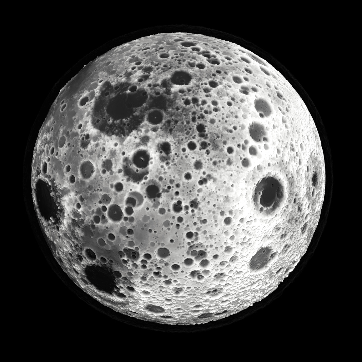 3D Map of the Moon’s Surface Using NASA Data & Python