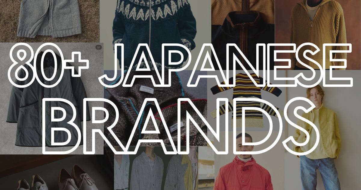80+ Japanese Clothing Brands You’ve Never Heard Of
