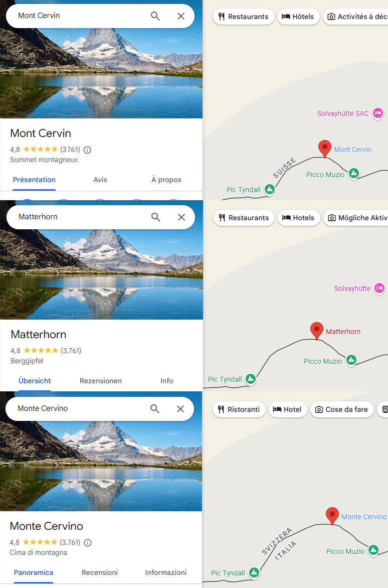 Trump, Google Maps and the names of places