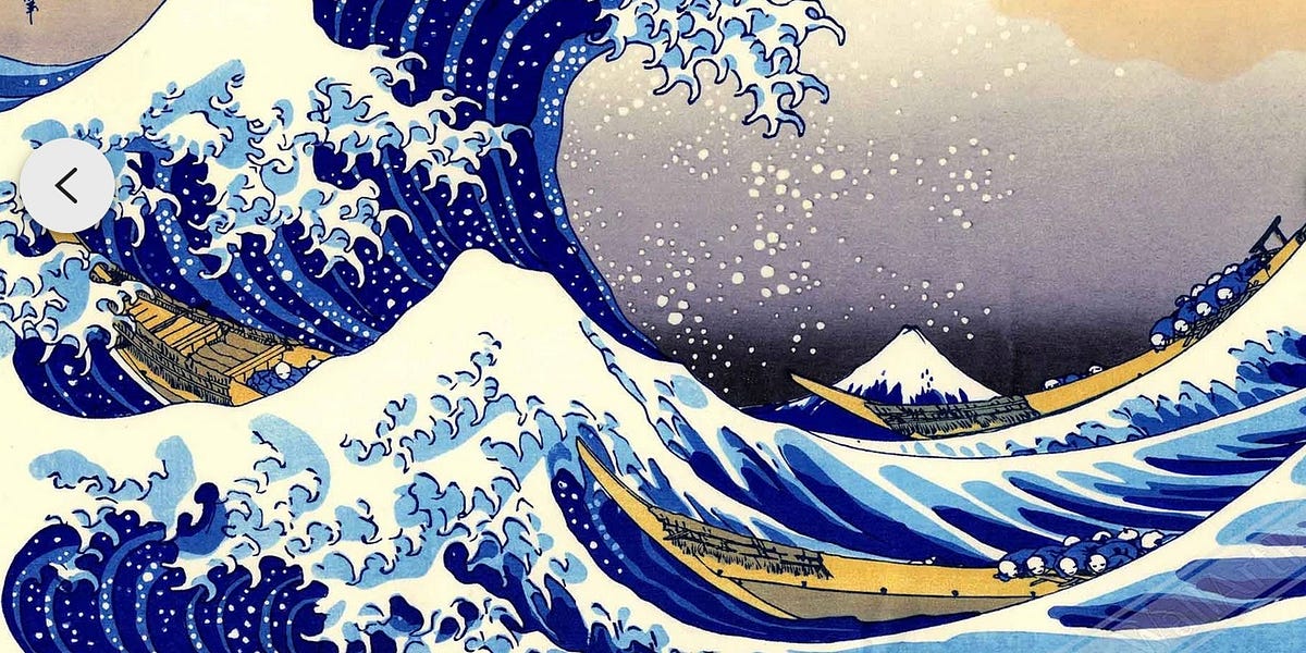 MANY DROPS OF WATER MAKE AN OCEAN. WE NEED A TSUNAMI.