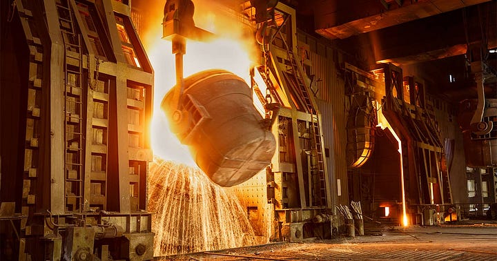 Steel's Heavy Footprint - by The Carbon Chronicle