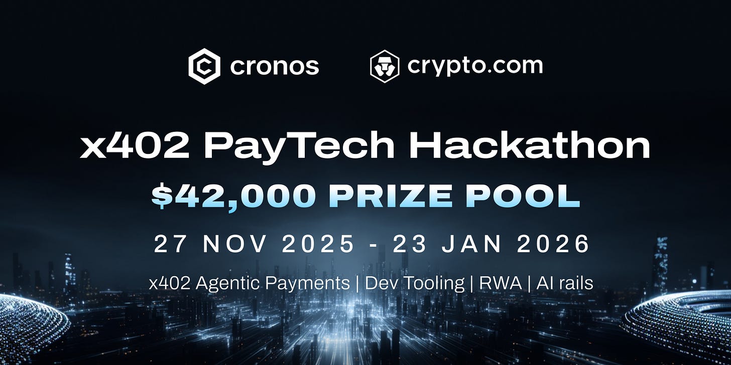 Cronos Opens the x402 PayTech Hackathon: A New Frontier for AI-Driven Payments