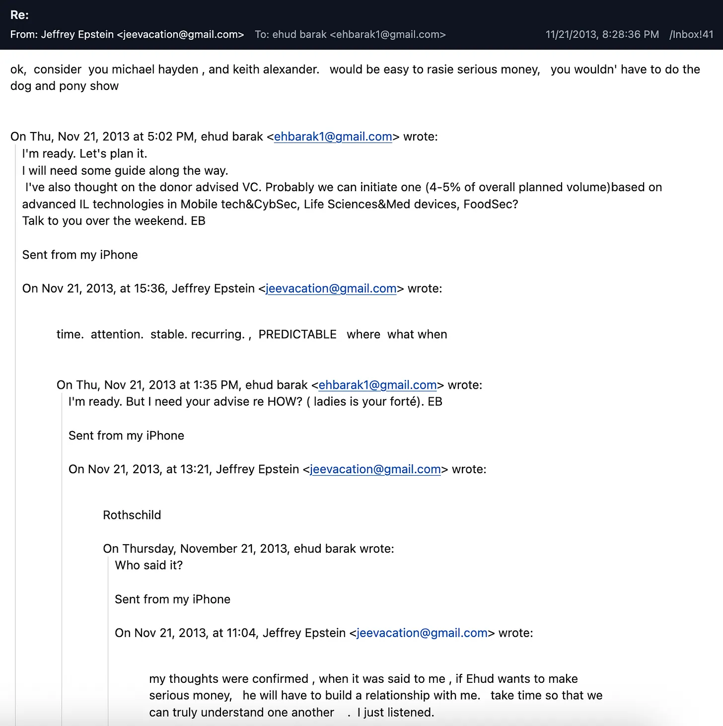 Jeffrey Epstein bemühte sich um die Schweizer Rothschild Bank, um sein ...