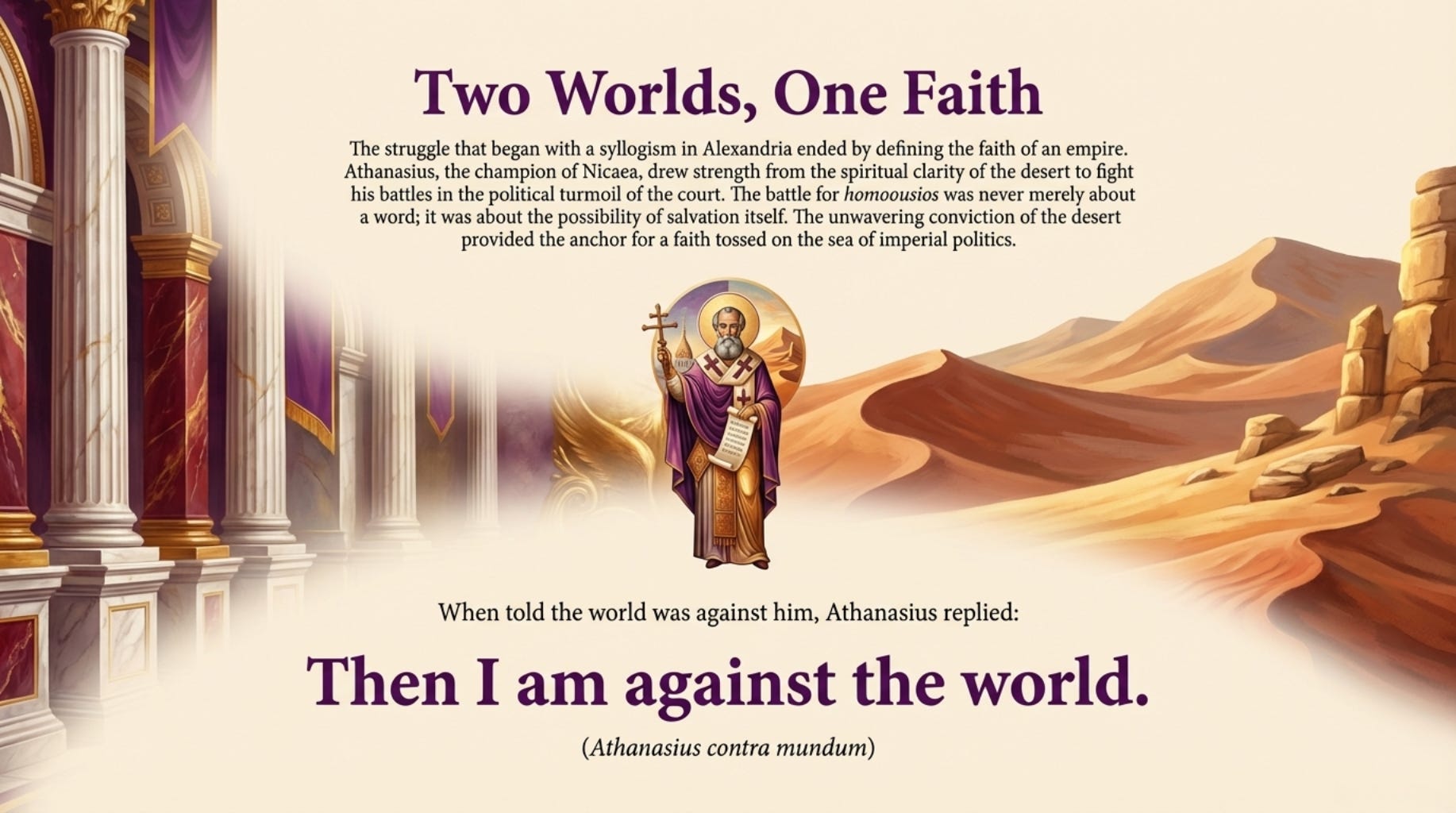 Athanasius Contra Mundum: The Man Who Stood Alone Against the World ...