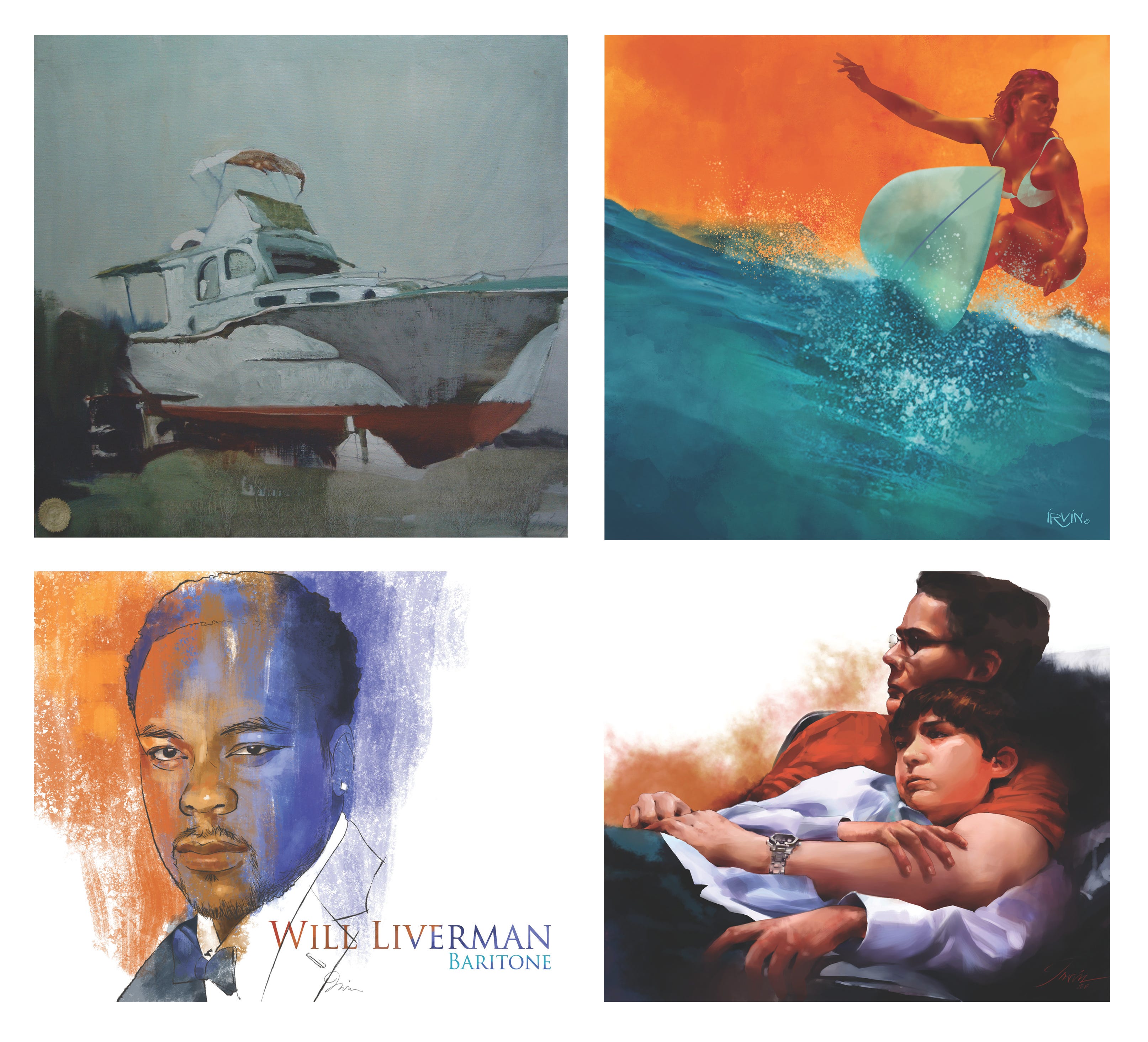 Just A Little Artwork Today - by Trevor Stone Irvin