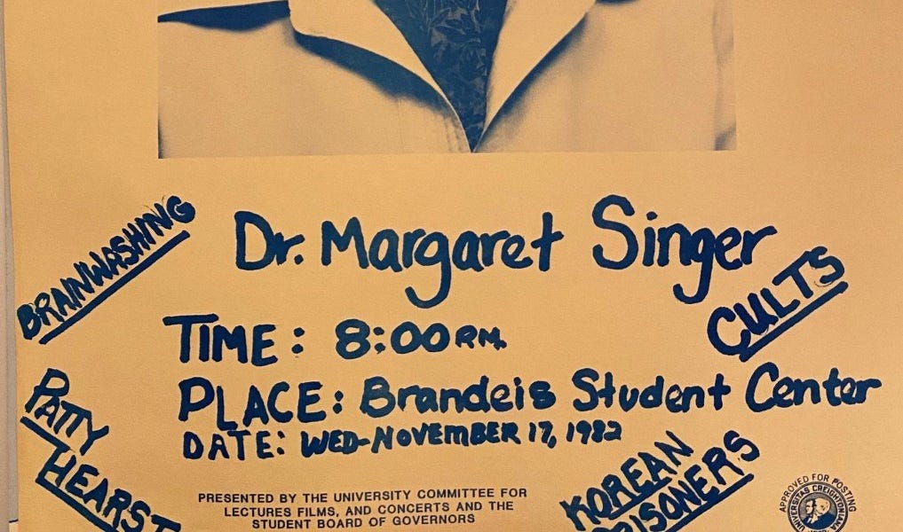 Margaret Singer; The Controversial Psychologist