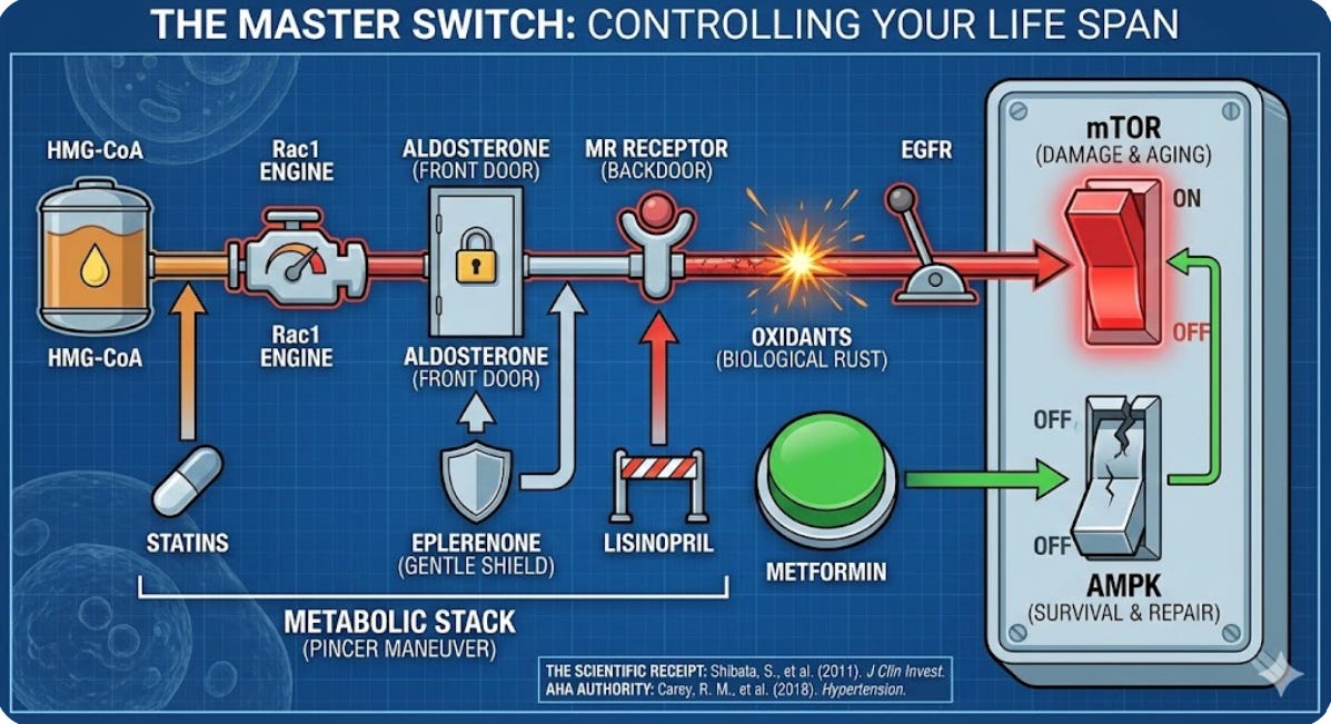 The Master Switch: How Statins, Rac1, and the MR Receptor Control Your ...