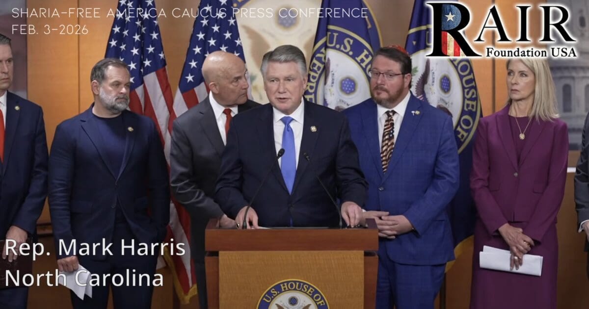 Rep. Mark Harris: 'Islam Poses a Real Threat to America' (Video)