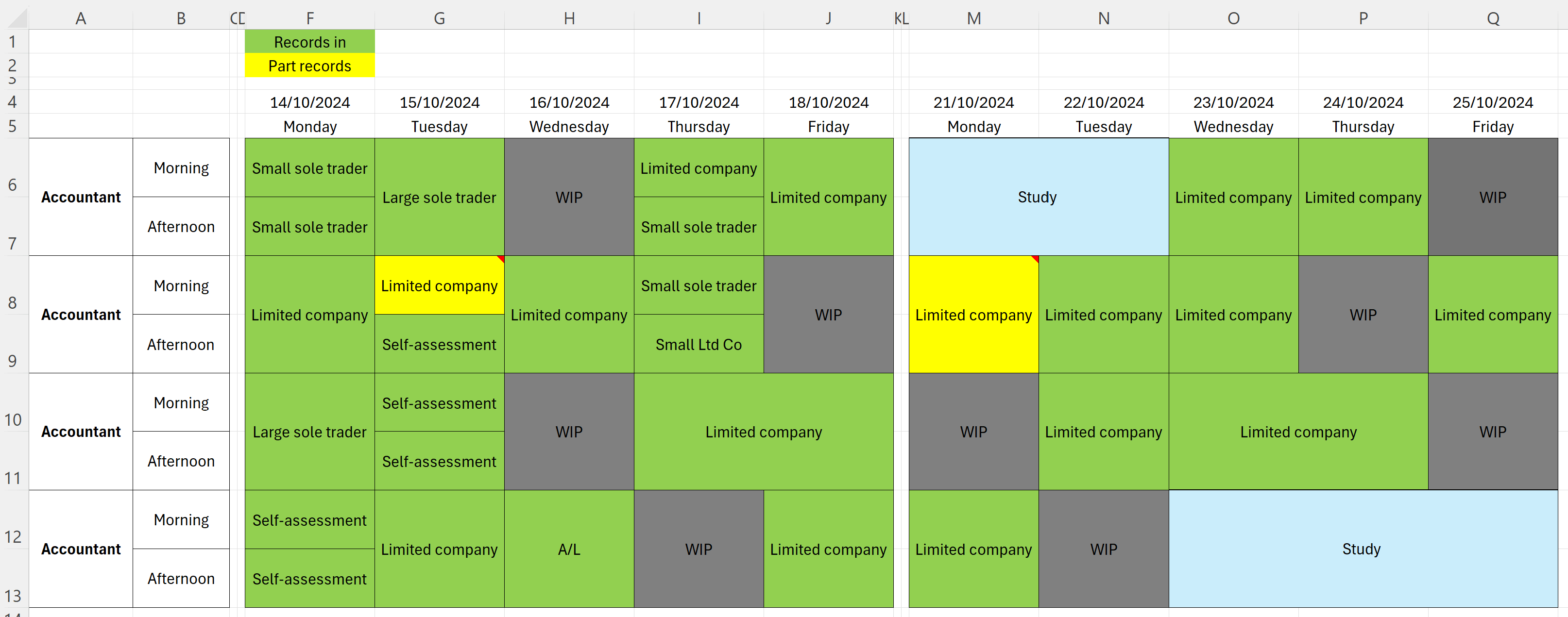 Planuary week 2 -I'm giving you our workflow planner