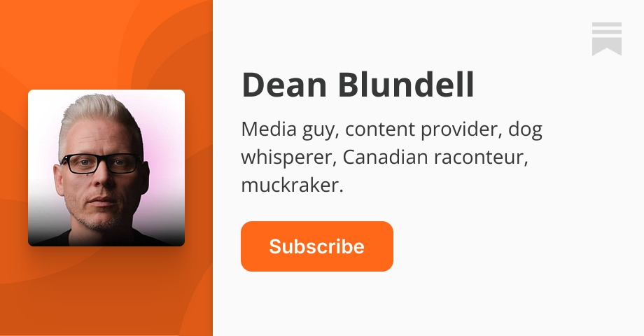 Dean Blundell Podcast | Substack