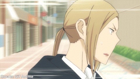 Omake Gif Anime - Tanaka-kun wa Itsumo Kedaruge - Episode 7- Ohta Sees ...