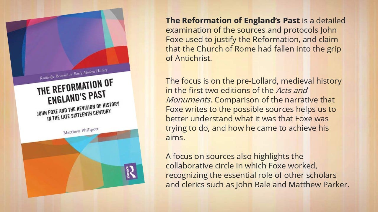 Getting to know John Foxe’s Acts and Monuments