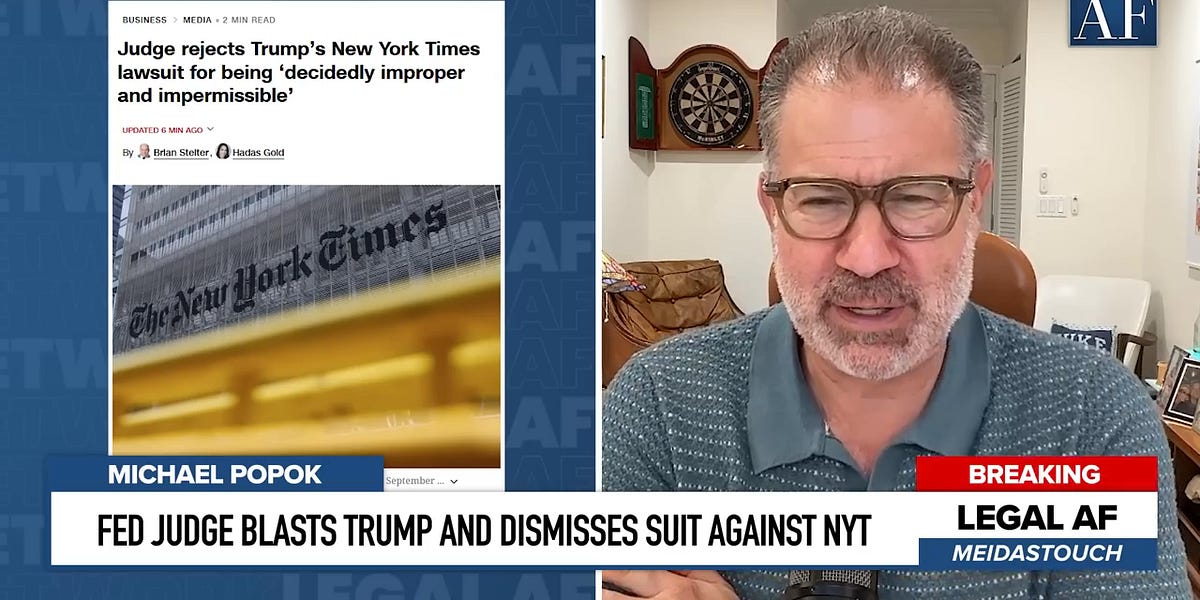 BREAKING: Trump NYT $15 Billion Lawsuit Gets Instantly Dismissed