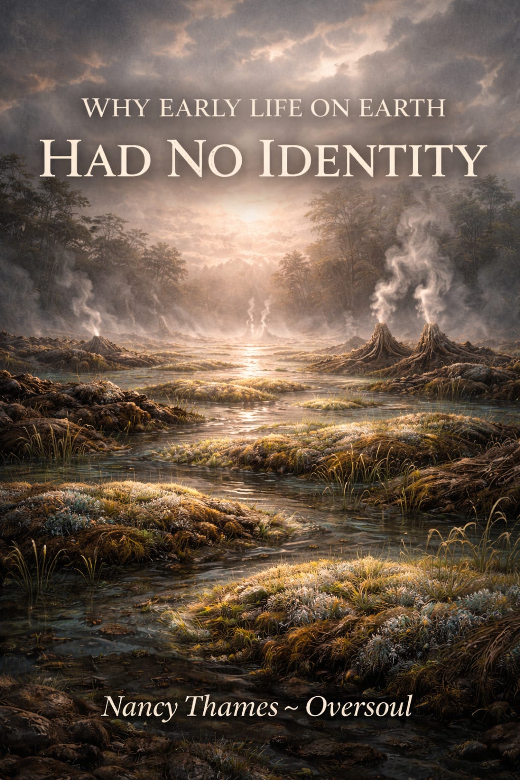 Why Early Life on Earth Had No Identity