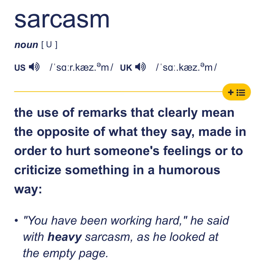 sarcasm dex