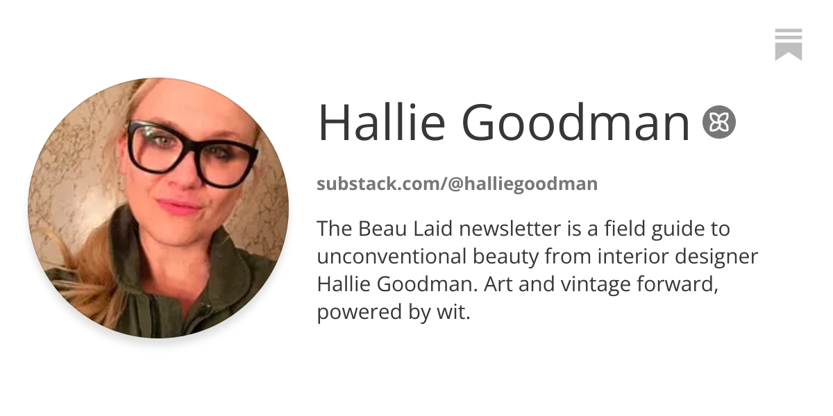 Hallie Goodman | Substack