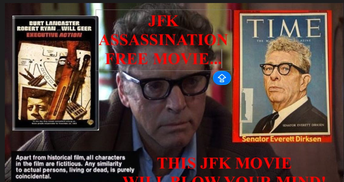 SHOCKING EXECUTIVE ACTION MOVIE ABOUT A HIT TEAM TAKING OUT JFK!