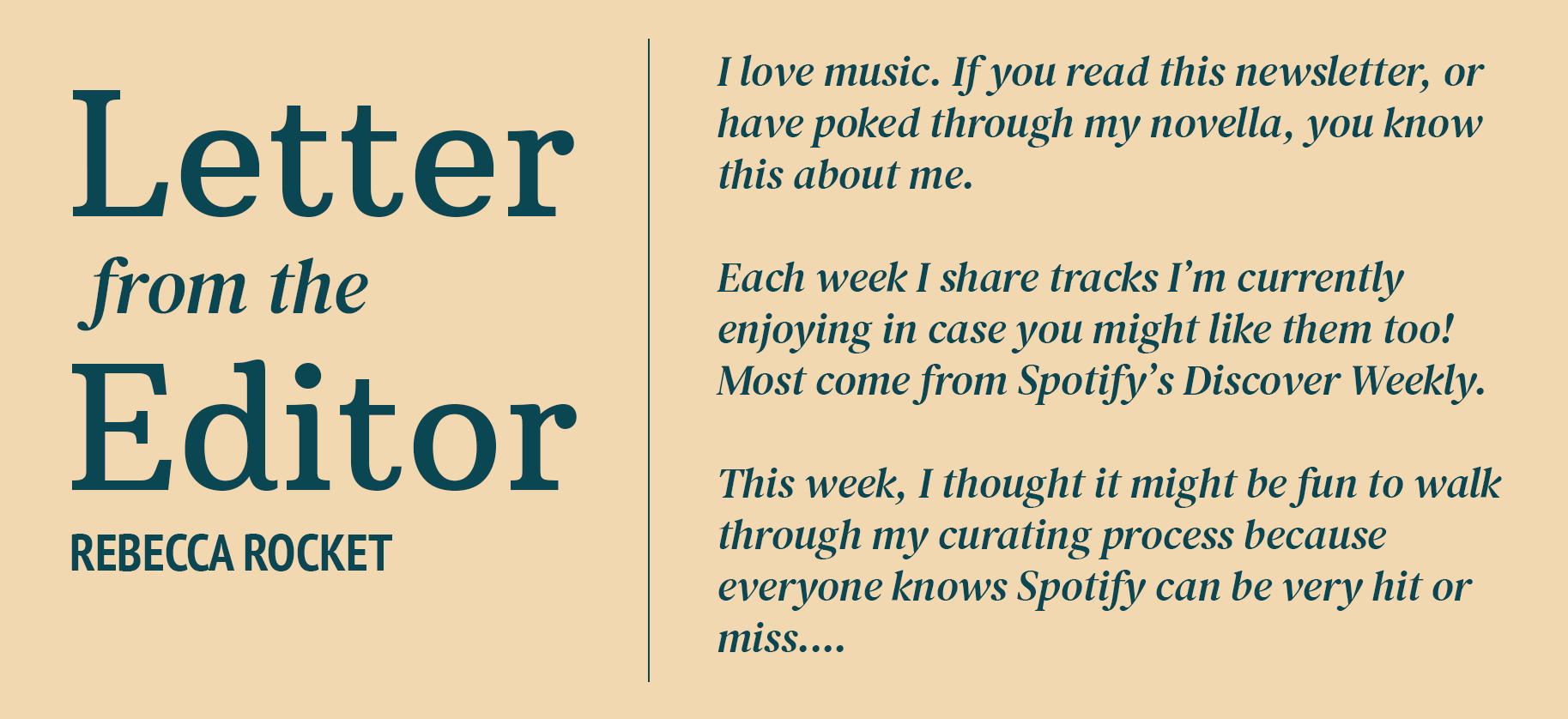 Not Quite an Audiophile - by Rebecca Rocket