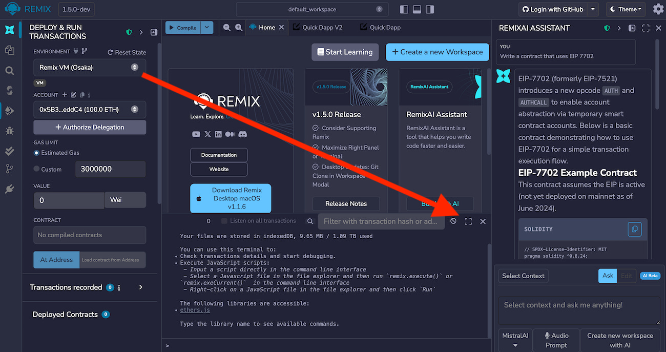 Remix Release v1.5 - Ethereum Remix