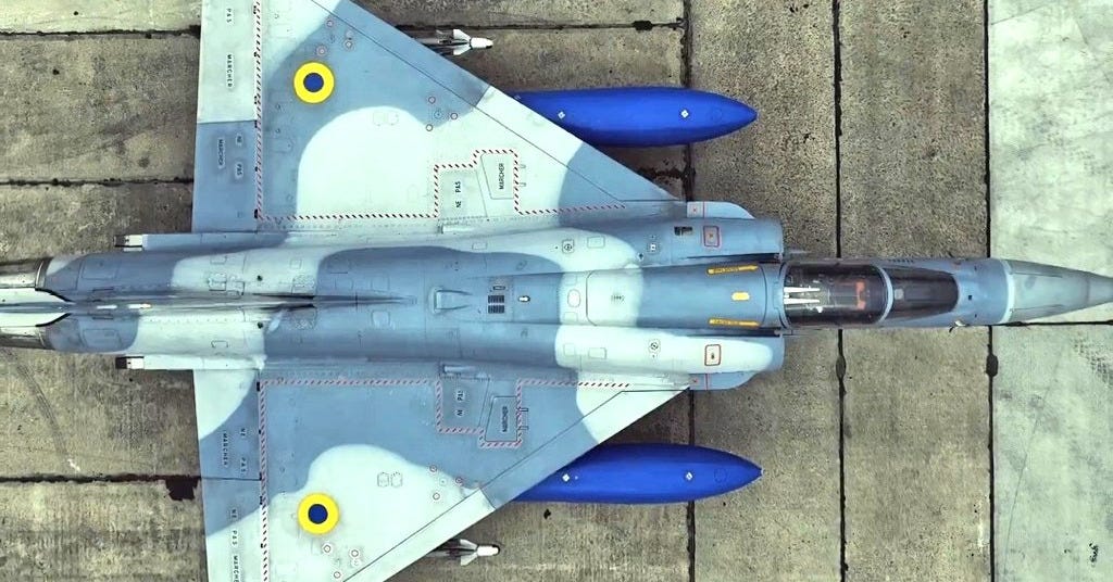 Looks Like Ukraine Is Going To Double Its Fleet of Mirage 2000 Fighters