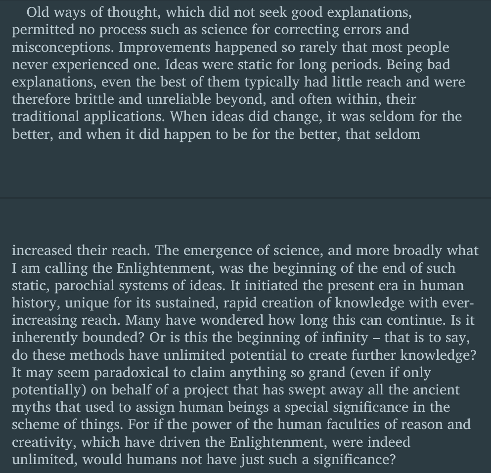 The Beginning of Infinity (by David Deutsch) - Part 5