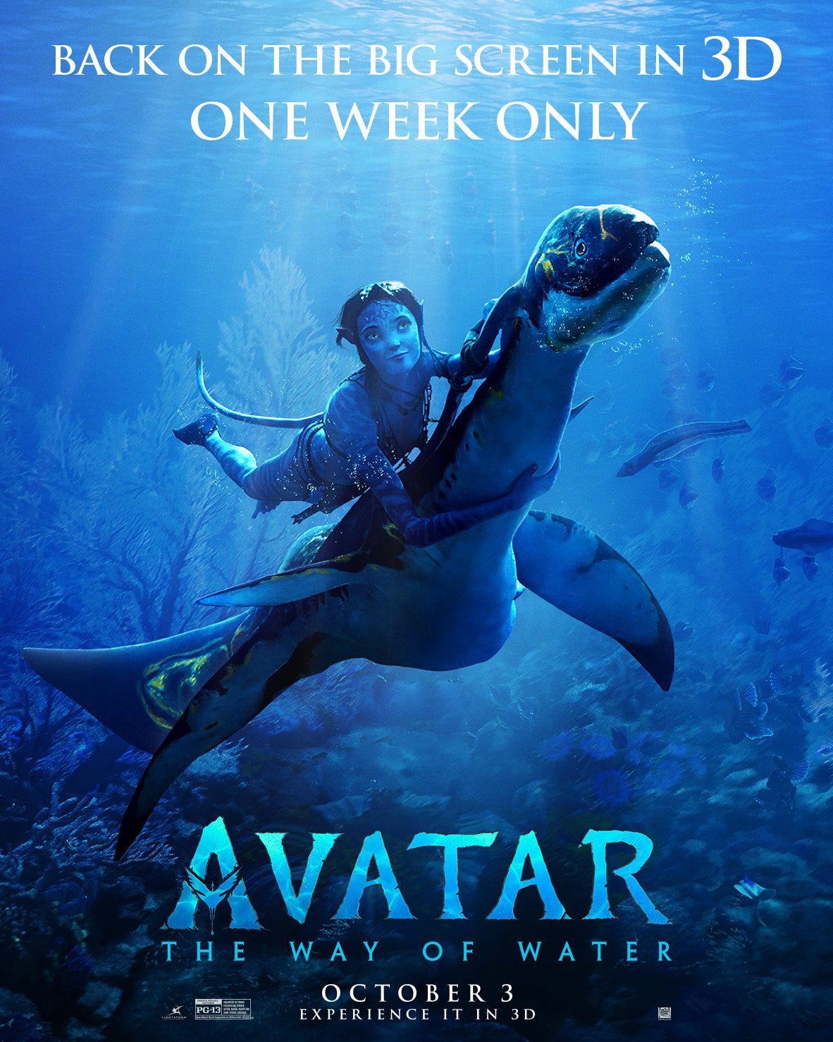 Return to Pandora with "Avatar: The Way of Water" returning to theaters ...