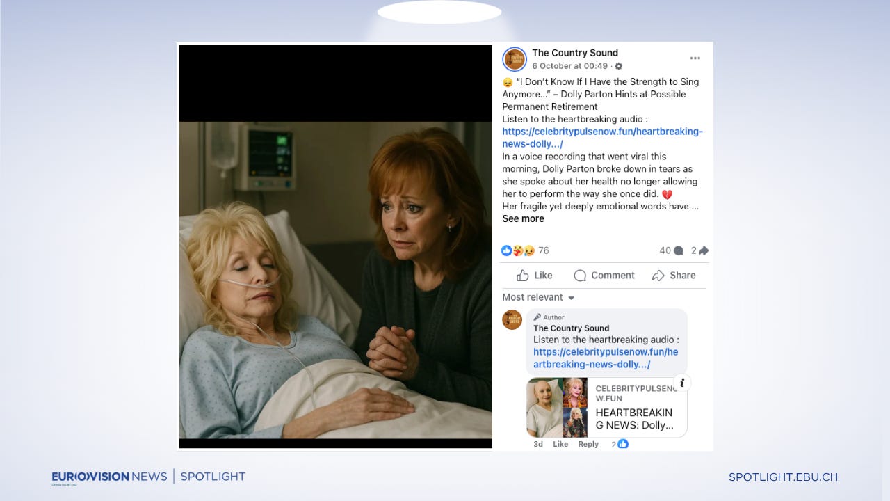 Surge of Dolly Parton AI images triggers response from star