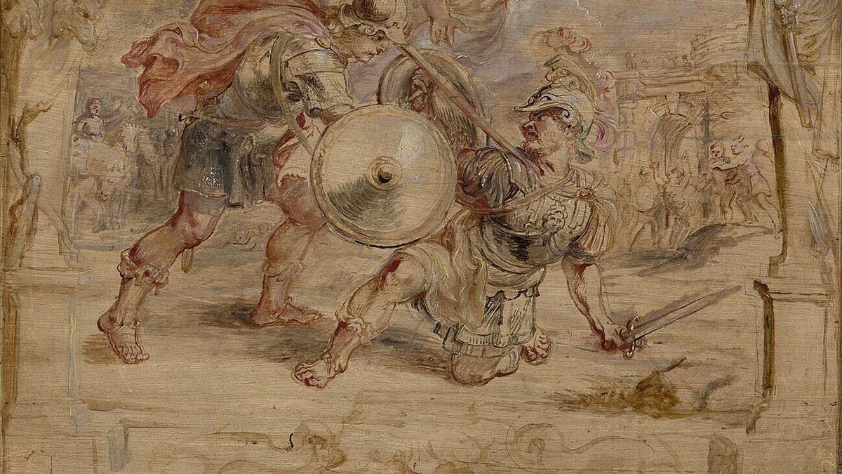 The Death of Hector - by Matthew Long