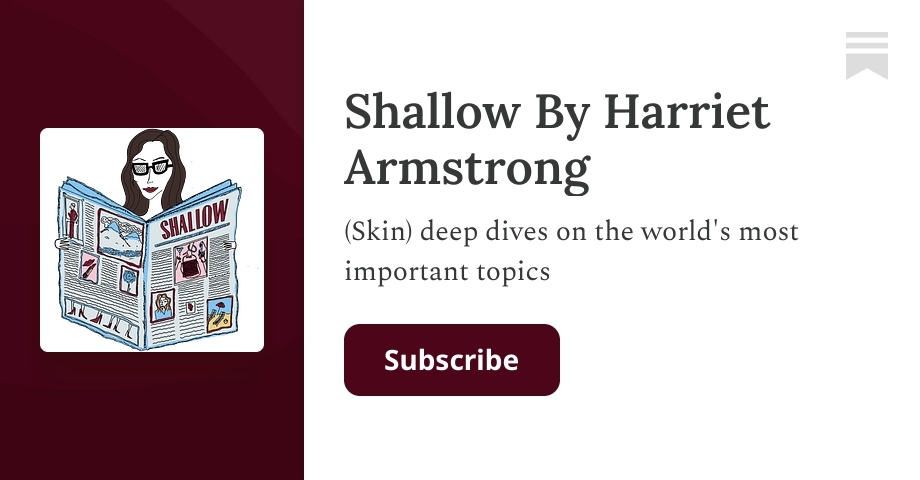 Do you know what I mean? - Shallow By Harriet Armstrong