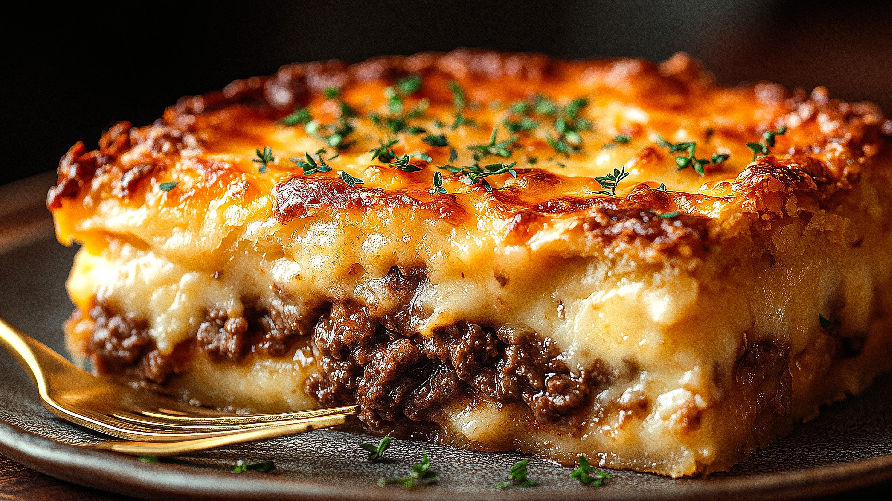 Impossibly Easy Cheeseburger Pie - by Sophie