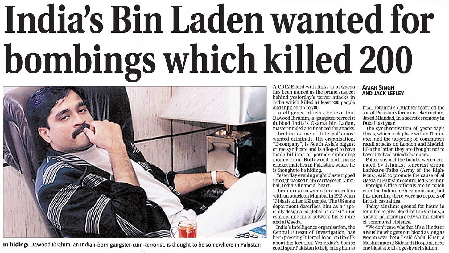 Crime Lord of Mumbai: The Rise and Disappearance of Indian Mob Boss ...