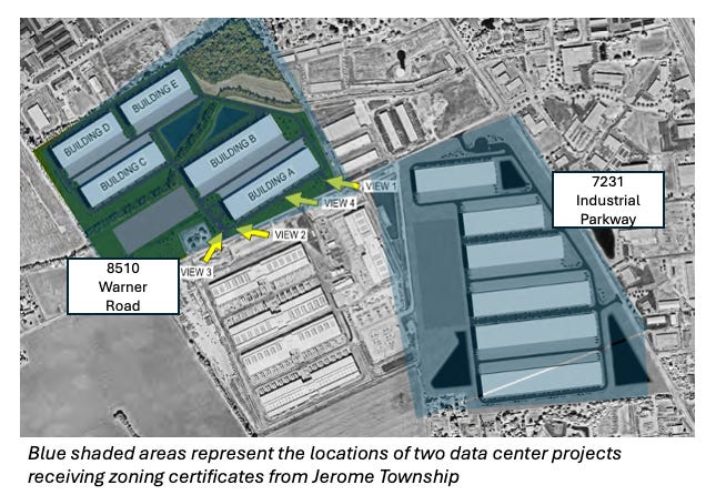 Two new data centers get green light in Jerome Township | How much snow ...
