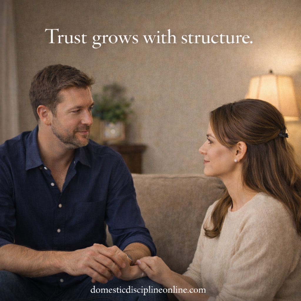 Trust Grows With Structure - by Dominic Masters