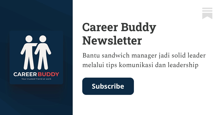 Career Buddy Newsletter | Vicario Reinaldo | Substack