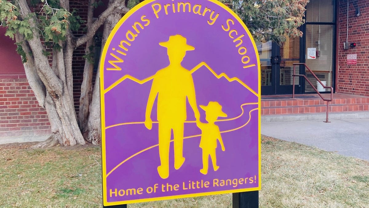 primary school sign