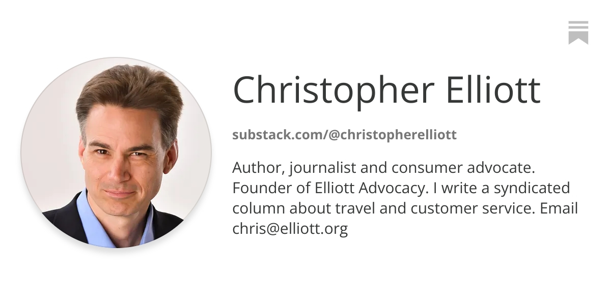 Christopher Elliott | Substack