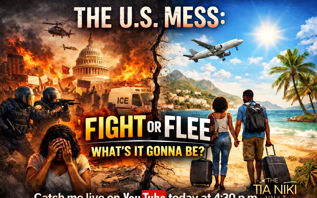 The U.S. Mess: Fight or Flee! What’s It Gonna Be? It’s go time.