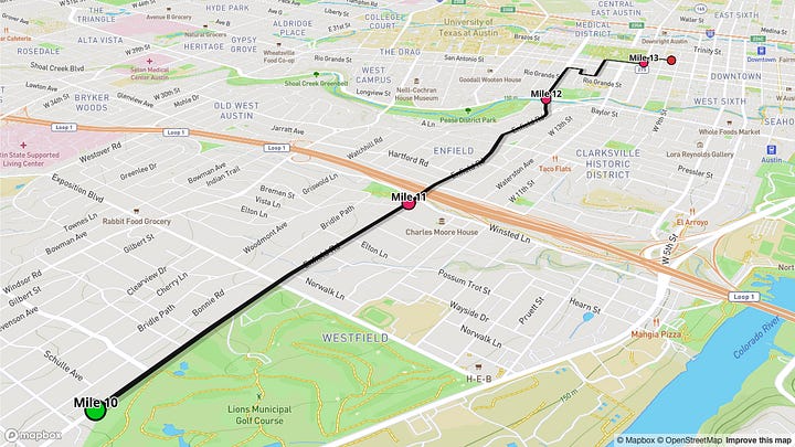 The 2025 Austin Marathon Half Marathon Course Guide