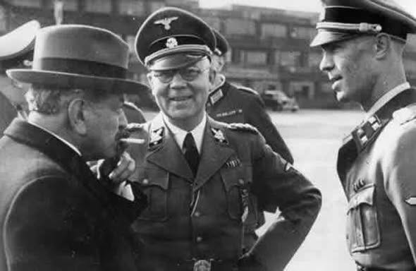 Portrait du nazi Karl Albrecht Oberg, responsable avec René Bousquet de ...