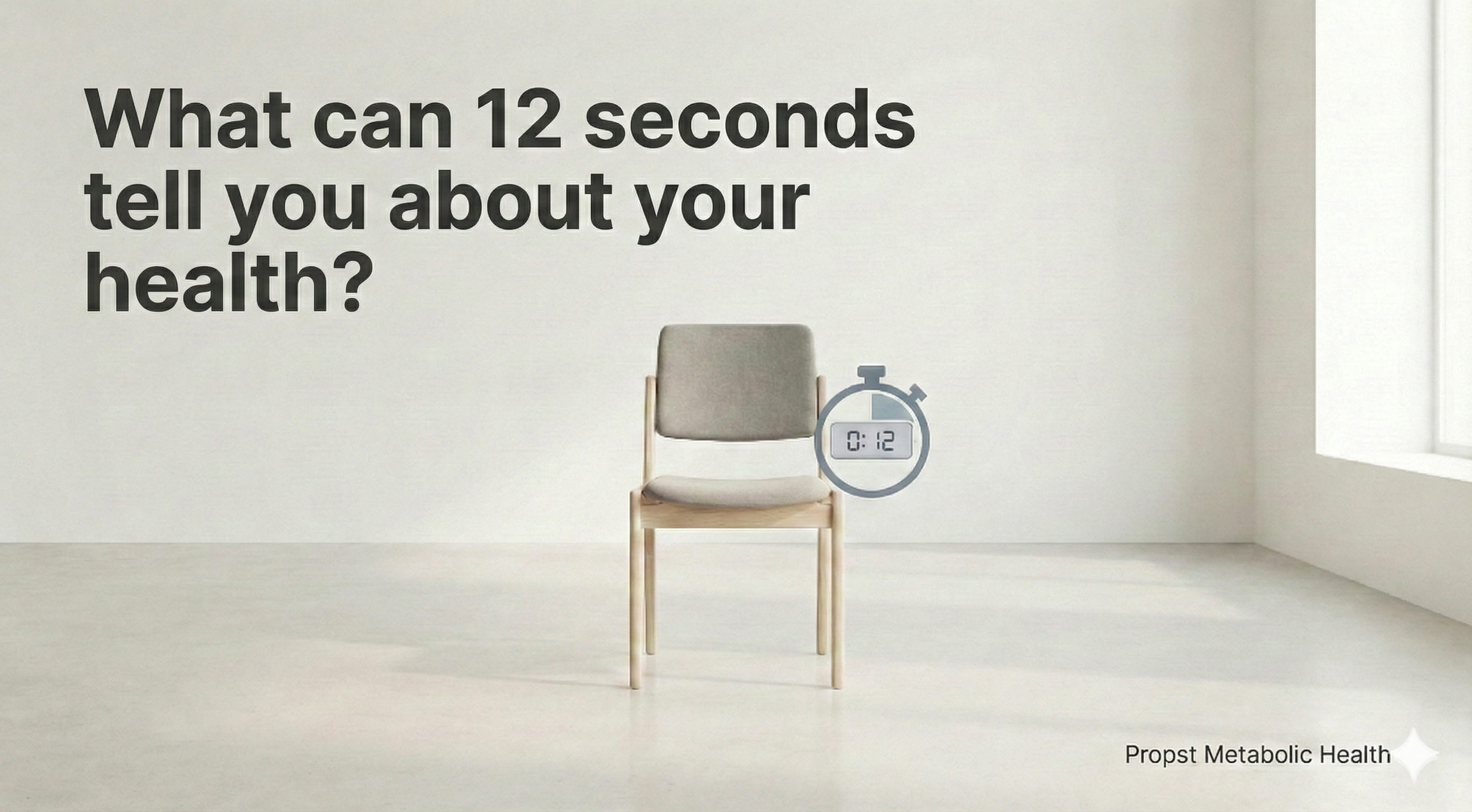 What Can 12 Seconds Tell You About Your Health?