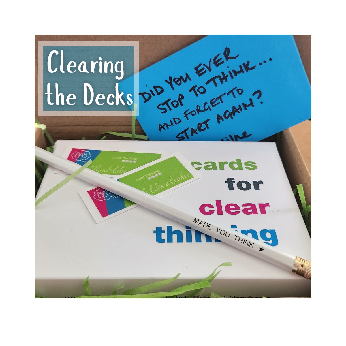 Why We're Clearing The Decks