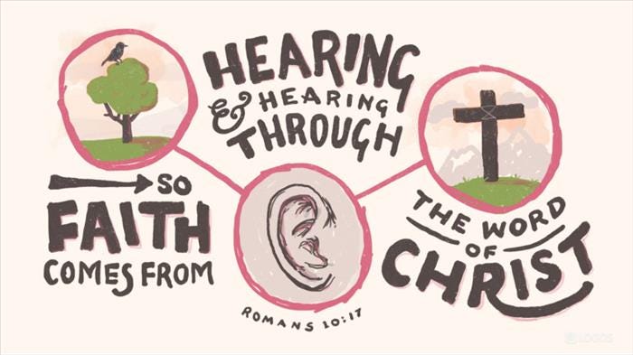 Faith Comes by Hearing - by Pr. Chad Kyler - Word Alone