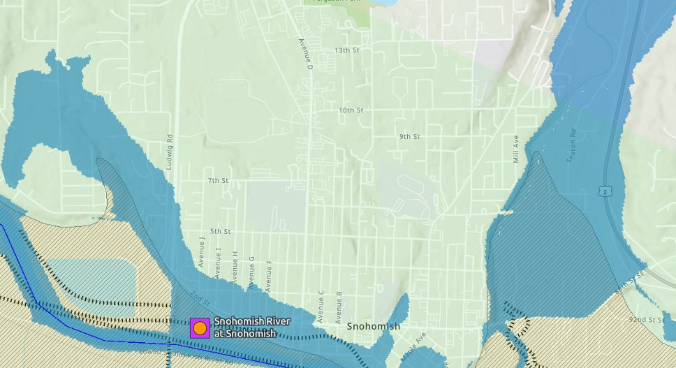 Breaking: Maps Show the Catastrophic Flooding Forecast for Snohomish ...