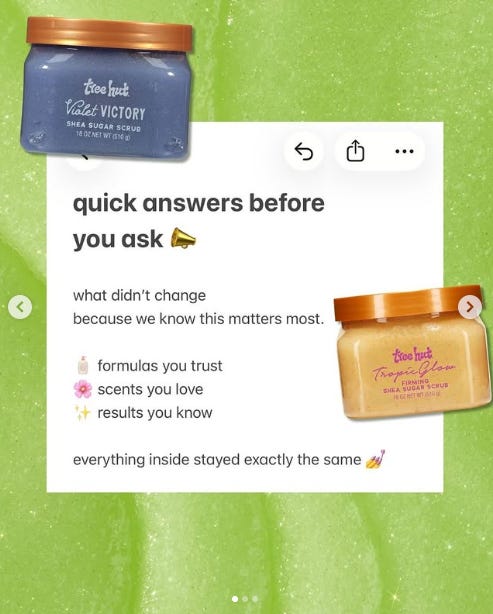 Tree Hut's timely and relevant rebrand that has taken the internet by storm