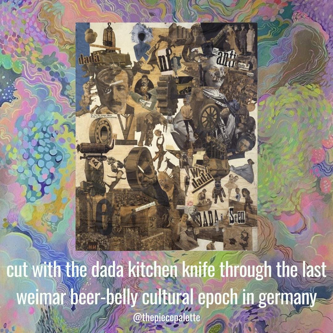 Cut with the Kitchen Knife Dada Through the Last Weimar Beer Belly Cultural Epoch of Germany