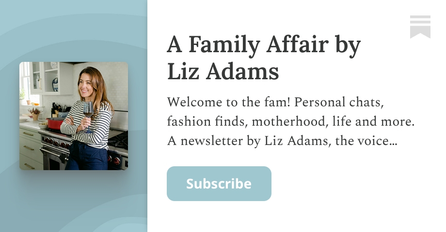 About - A Family Affair by Liz Adams