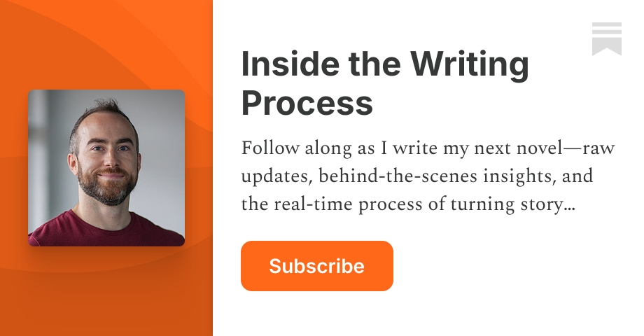 Inside the Writing Process | Tim Grahl | Substack