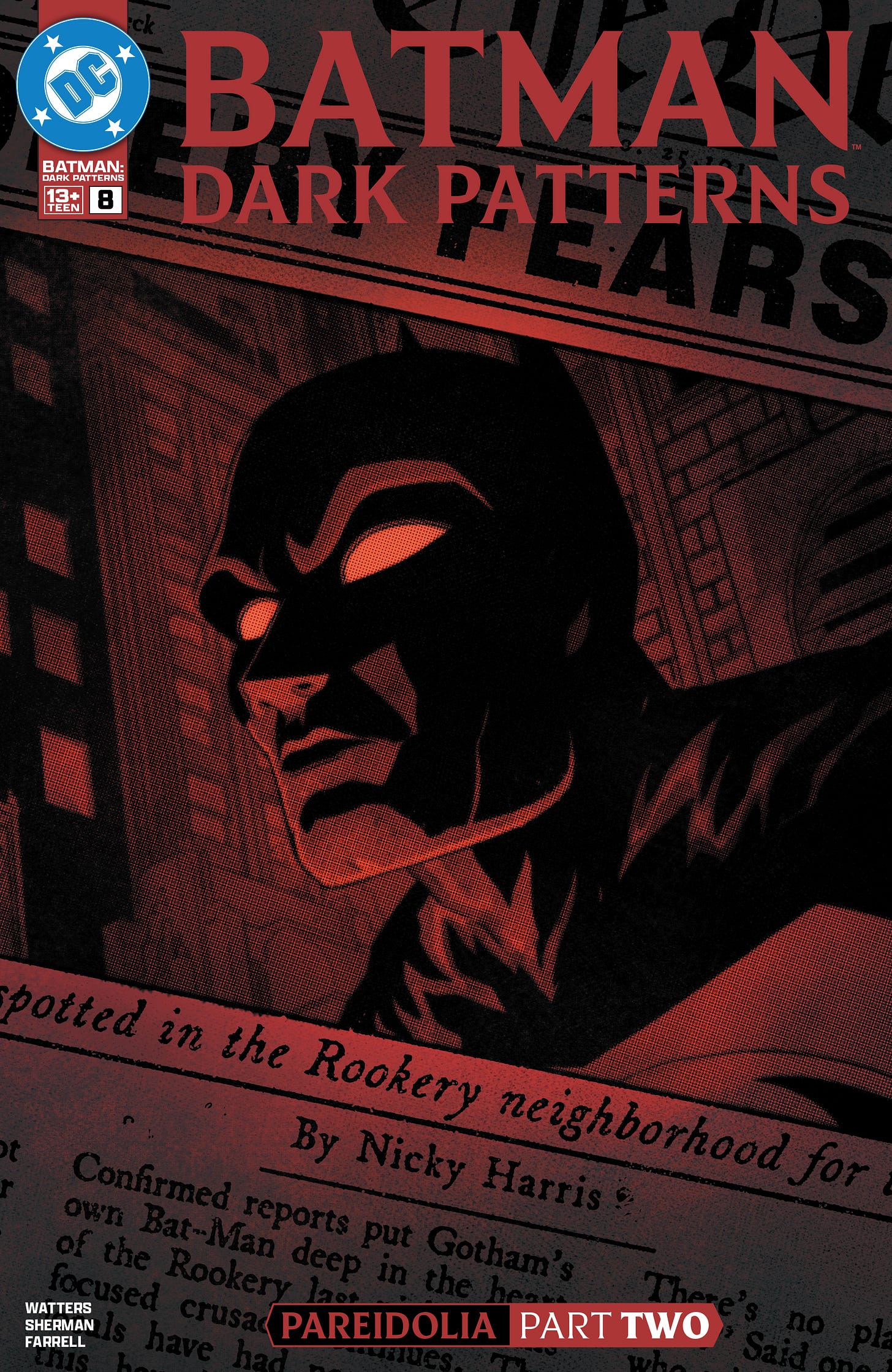 batman dark patterns art