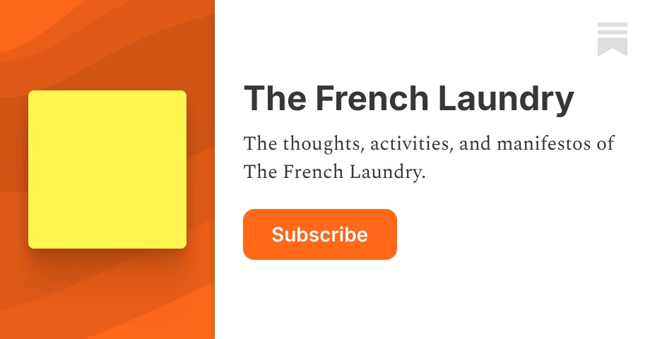 The French Laundry | Edward Joseph Osborne | Substack